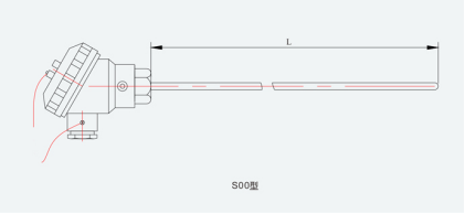 Steam Turbine Body Pt100 Temp Sensor RTD Type E Thermocouple